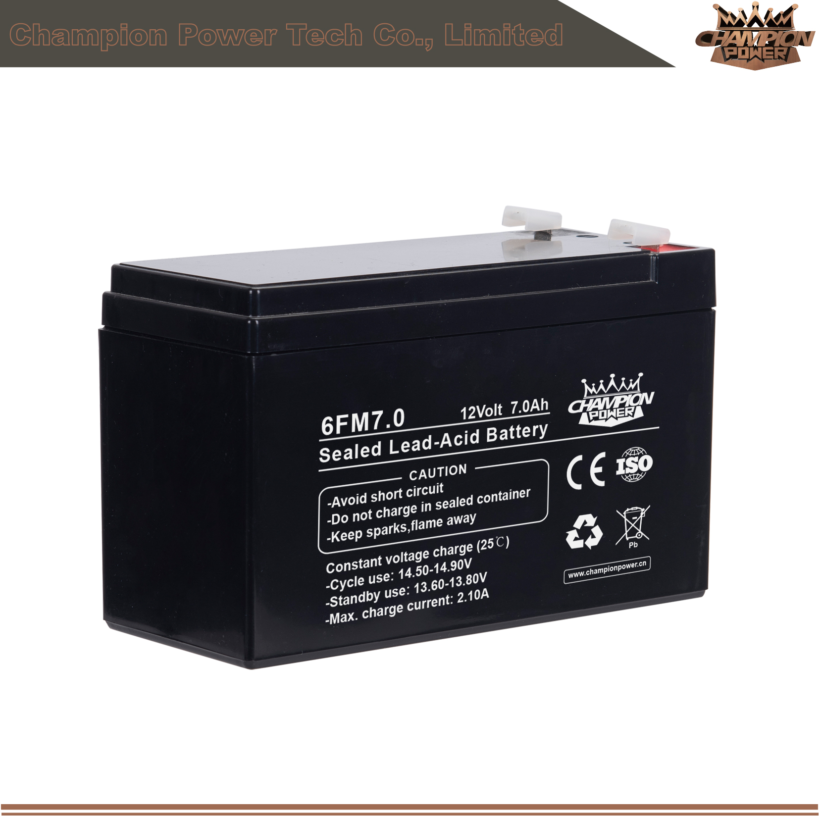 6FM7.0 12V7Ah AGM Battery - Buy lead acid AGM VRLA Batteries, Lead acid ...