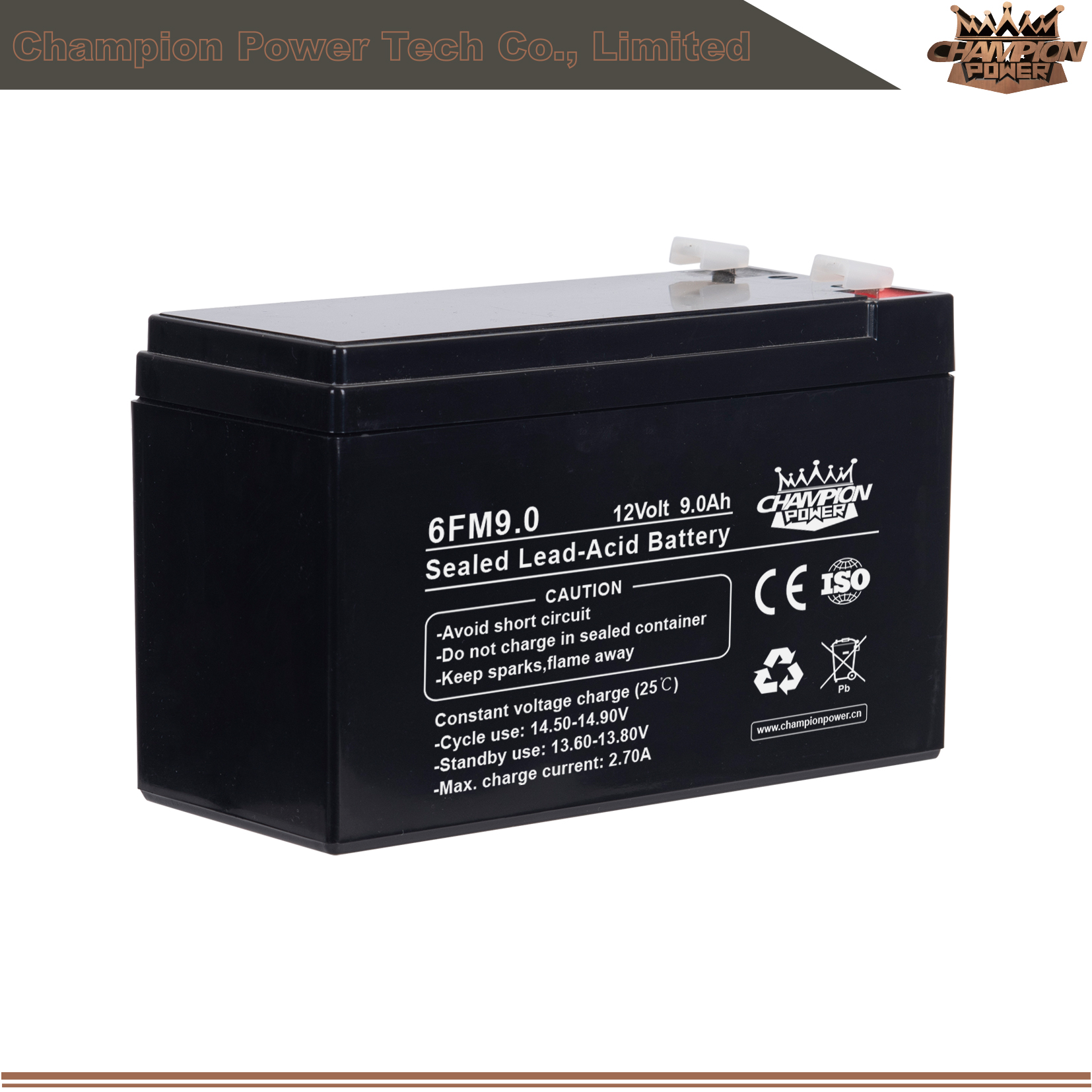 6FM9.0 12V9Ah AGM Battery - Buy Lead acid battery, VRLA AGM Batteries ...