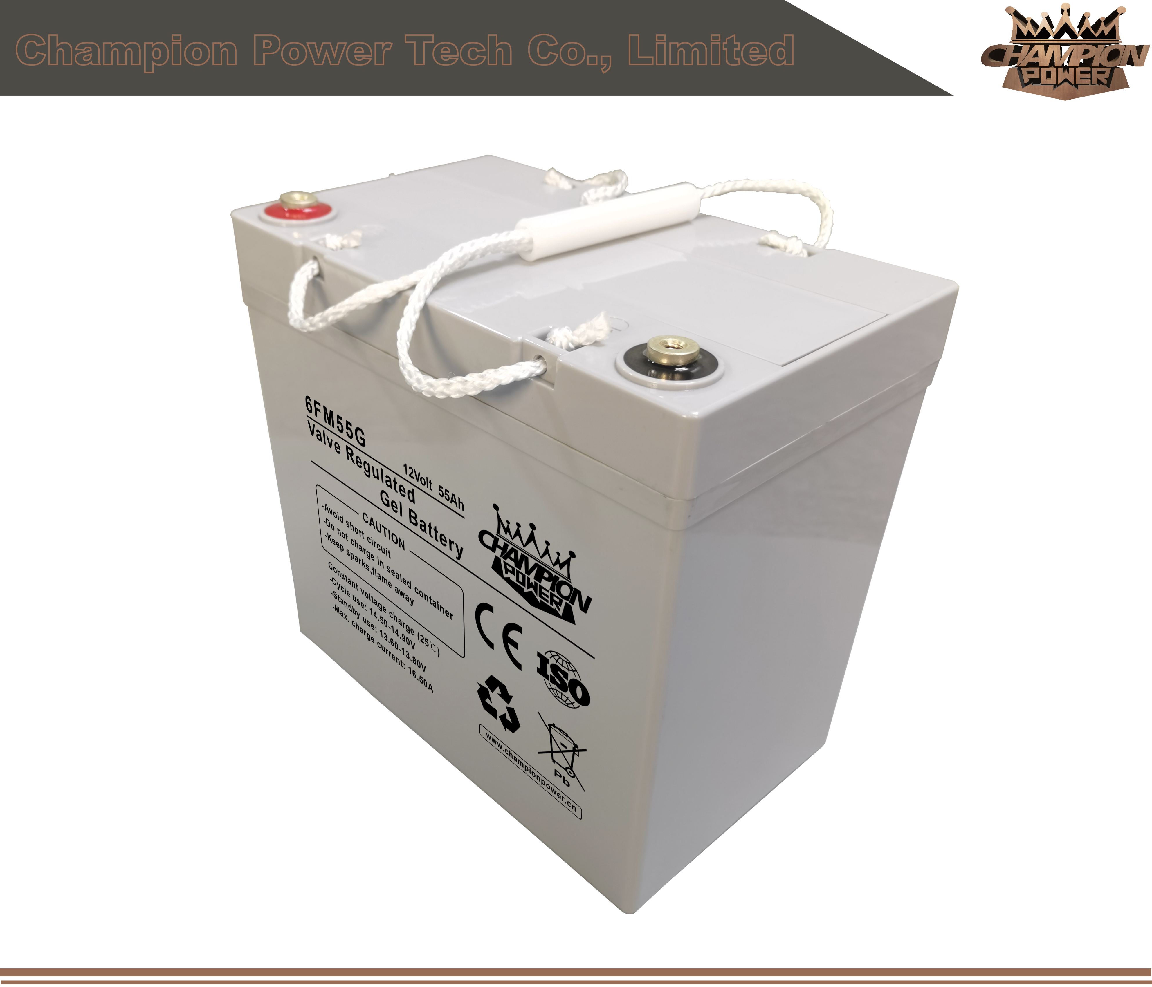 6FM55G 12V55Ah Gel Battery - Buy Gel Batteries, marine Gel Battery, 12v ...